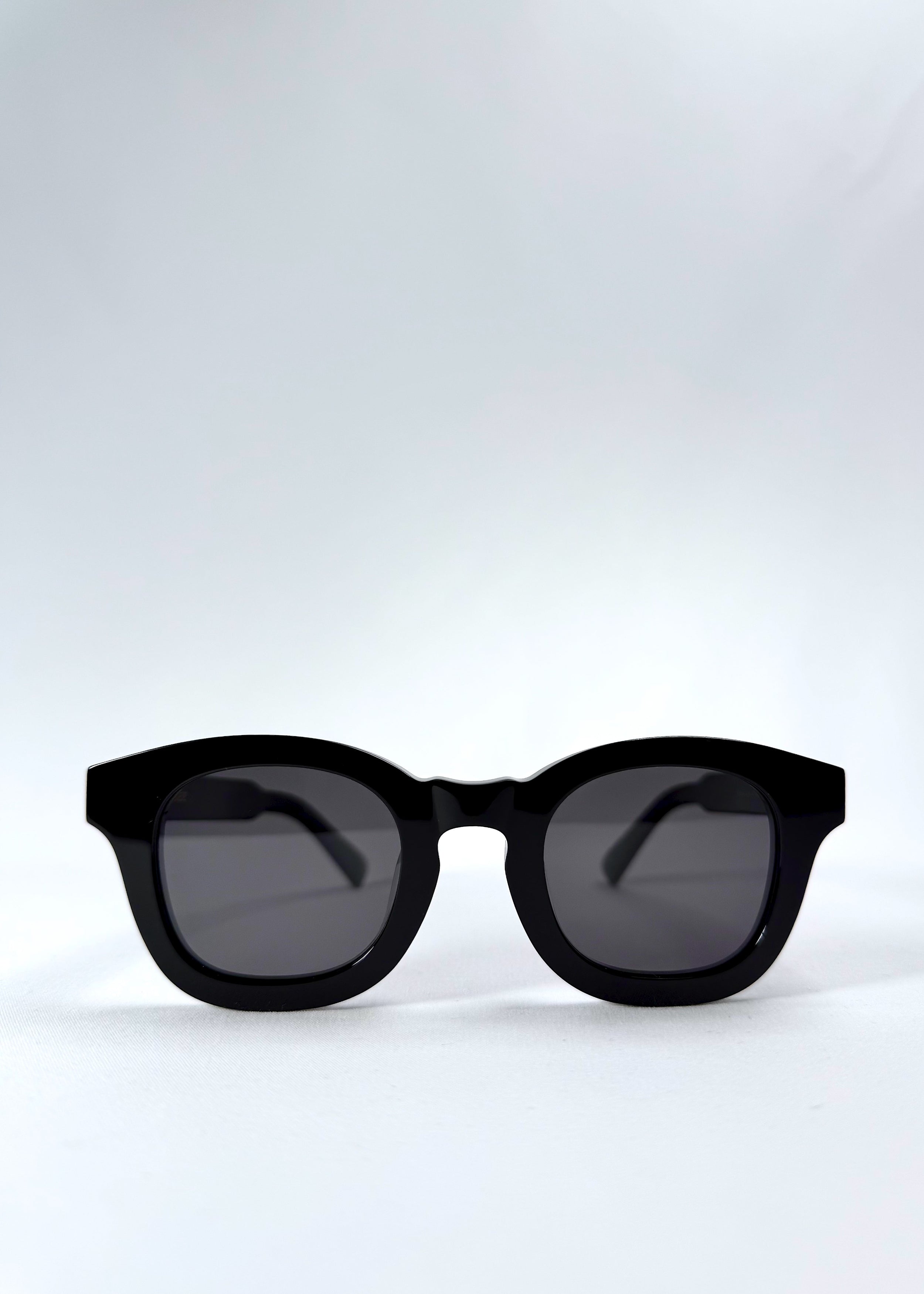 Phantom Verge – Obsidian Black | Round Acetate Prescription Sunglasses ...